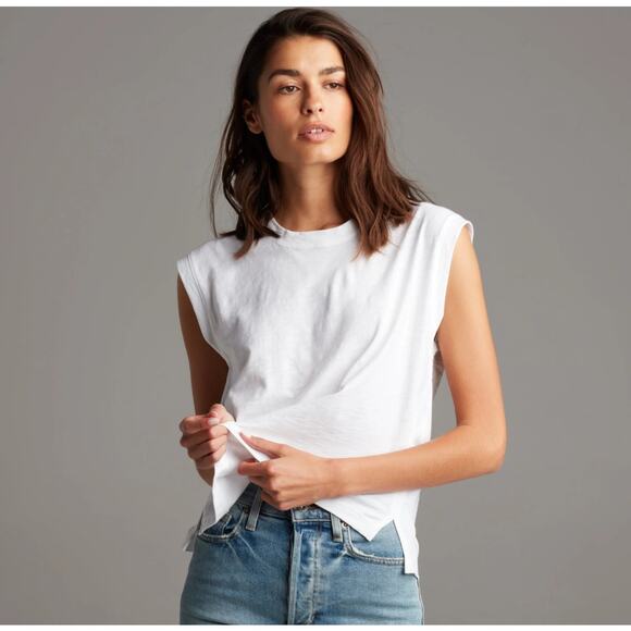 Rowan | Tops | Rowan Womens Savannah Muscle Tank White L Boxy ...